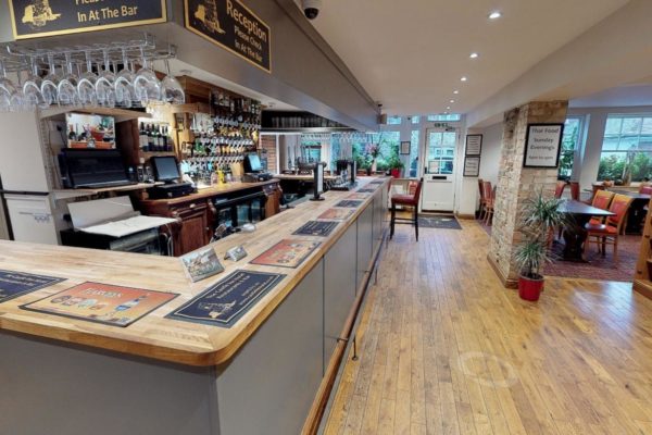 Dining at 3* star B&B Hotel Inn, Bramber, South Downs, West Sussex