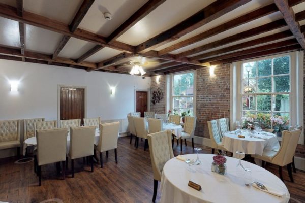 Dining at 3* star B&B Hotel Inn, Bramber, South Downs, West Sussex